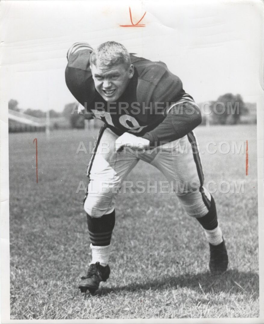 Stan Jones Pro Football HOFer - Chicago Bears Type I original 1954 Pho ...