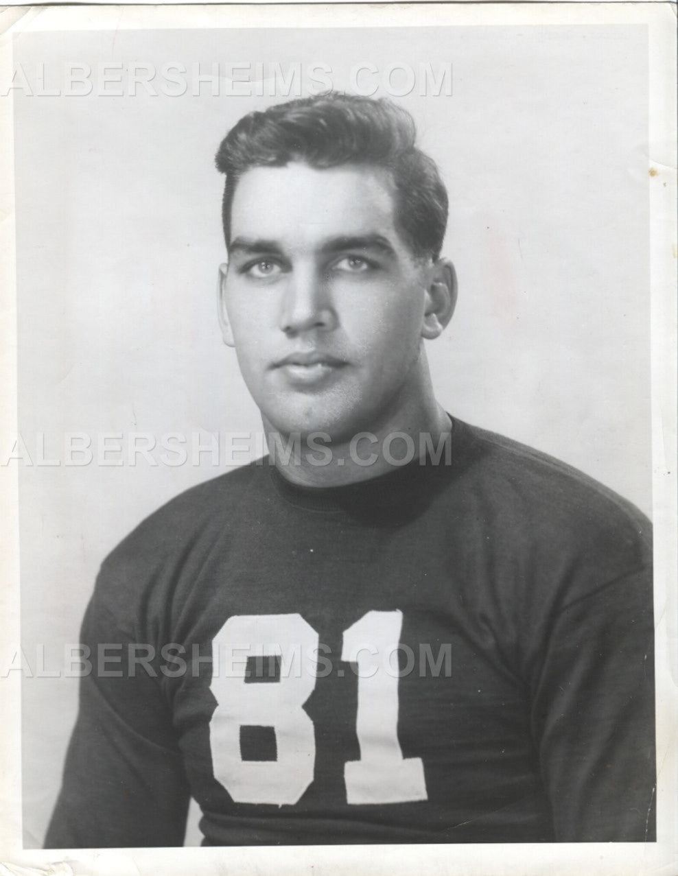 George Connor Bears & Notre Dame Football HOFer Original 1947 Photo ...