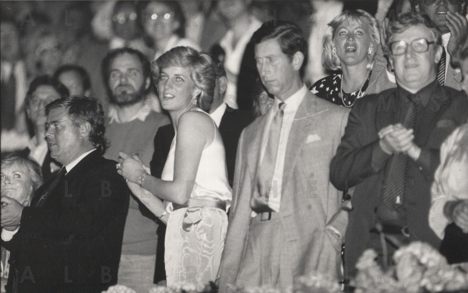 Princess Di Rockin it Out as Charles looks on at Wembley - 1987 Origin ...