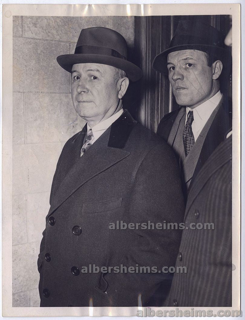 1939 Johnny Torrio Chicago Mob Boss – Lucky Luciano Advisor – Al Capon ...